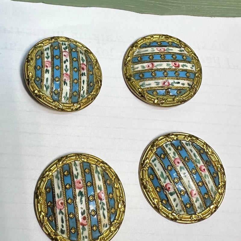 Metal Mirror Buttons - Etsy