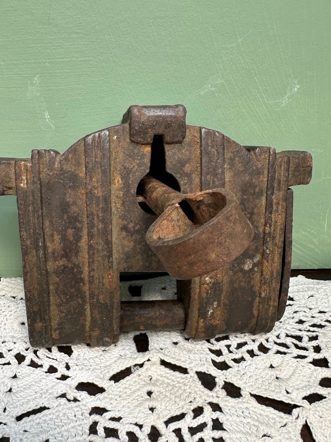 Antique Chinese LOCK and KEY Lever Lock Padlock Trunk - Etsy