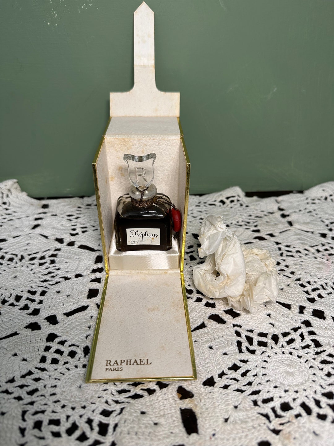 Vintage Perfume Raphael Lalique Bottle Scent Replique With Box - Etsy