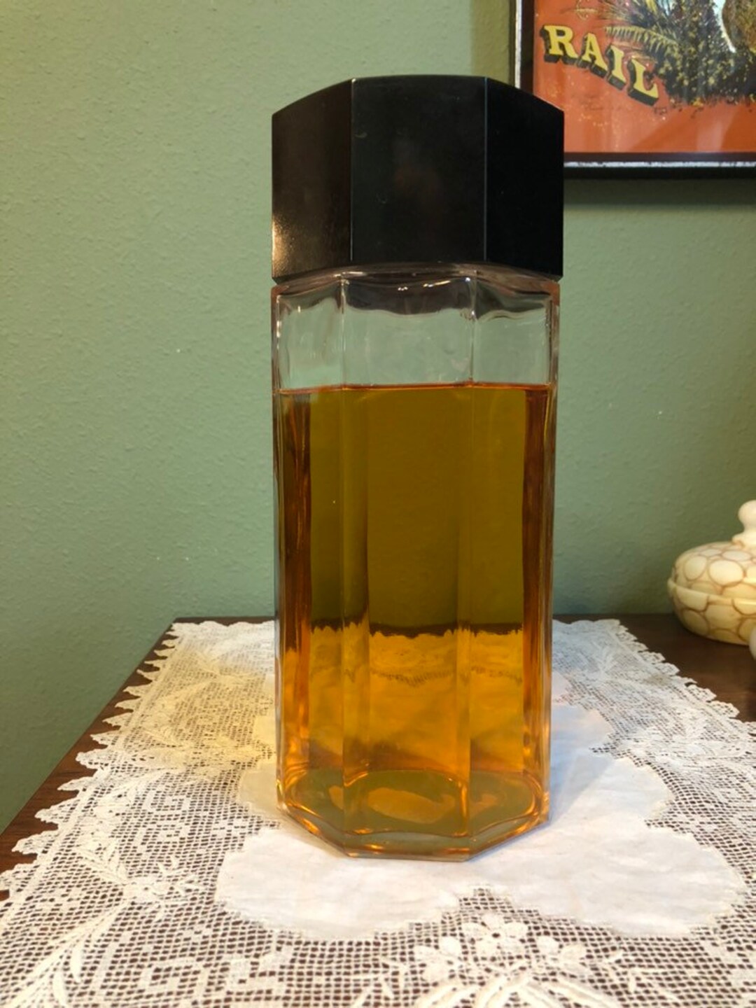 Vintage FACTICE Huge Real Genuine Perfume! FACTICE REAL Lanvin Monsieur ...