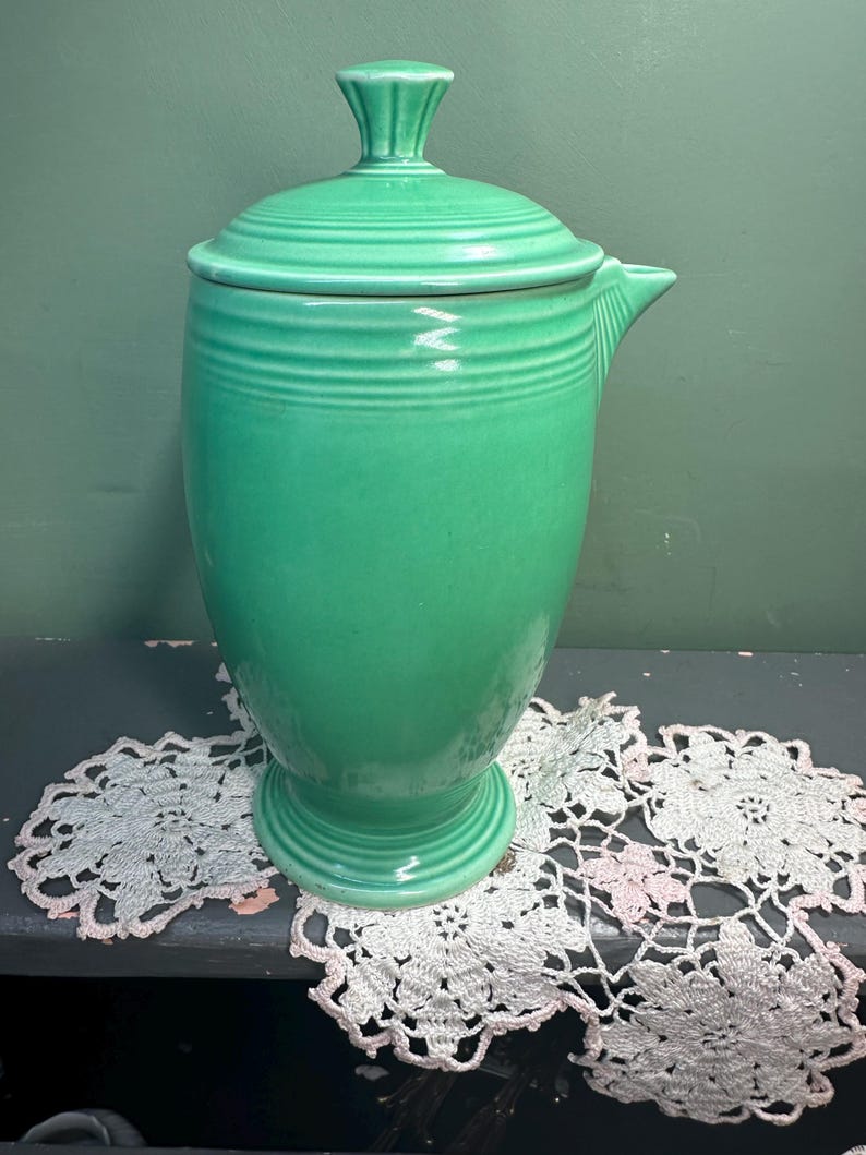 Vintage Classic Fiesta DEMITASSE After Dinner Coffee Pot Stick Handle ...