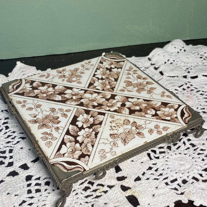 Metal Tile Trivet - Etsy