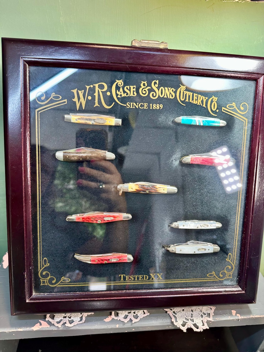 Vintage Case Xx Knife KNIVES With Case Glass Display BOX SS Stainless ...