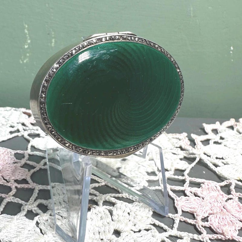 Antique Pill Compact - Etsy