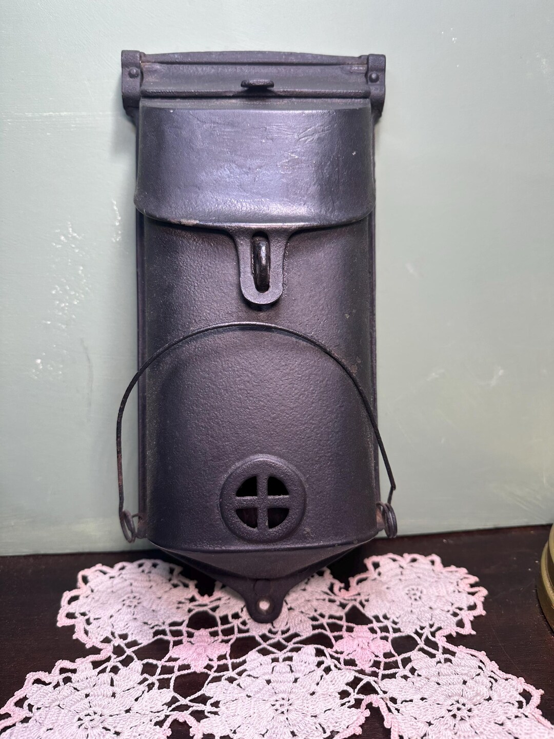 Antique GRISWOLD MAILBOX Cast Iron - Etsy
