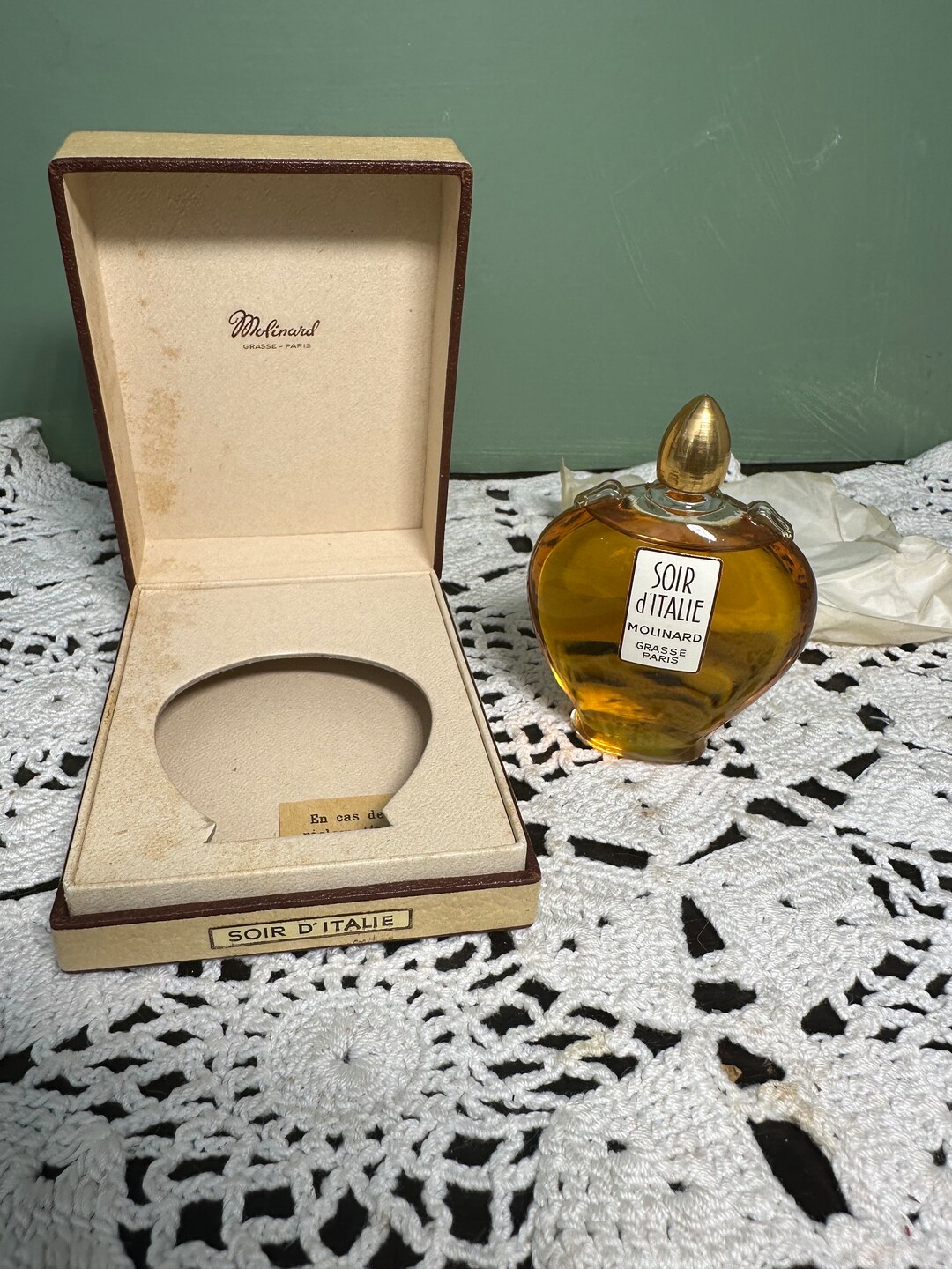 Vintage Perfume Molinard Soir D’ Italia Grasse Paris France Eua De ...