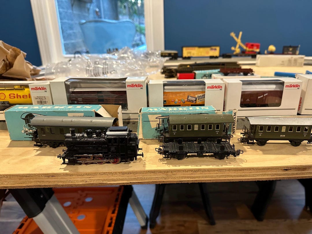 Vintage Train Marklin Railroad Original Boxes Track and Transformer - Etsy