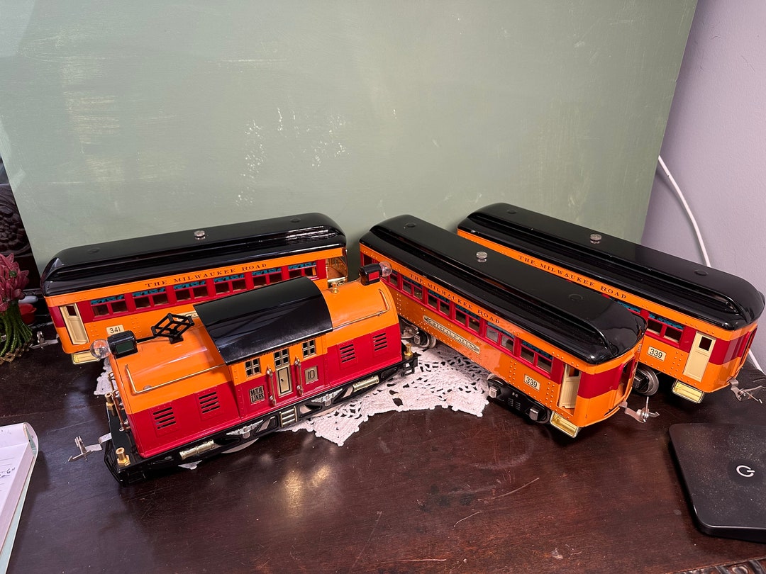 Vintage Proto Drive Train Set Rail King MTH Complete Engine Observation ...