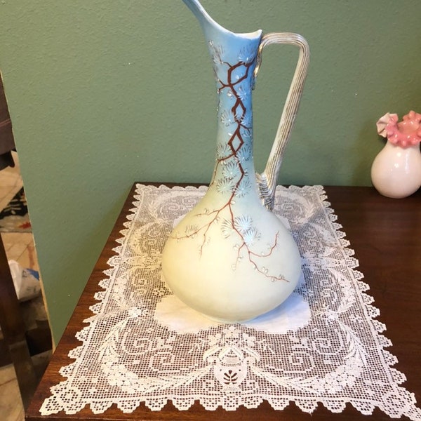 Glass Pitcher With Gold Rim - Etsy