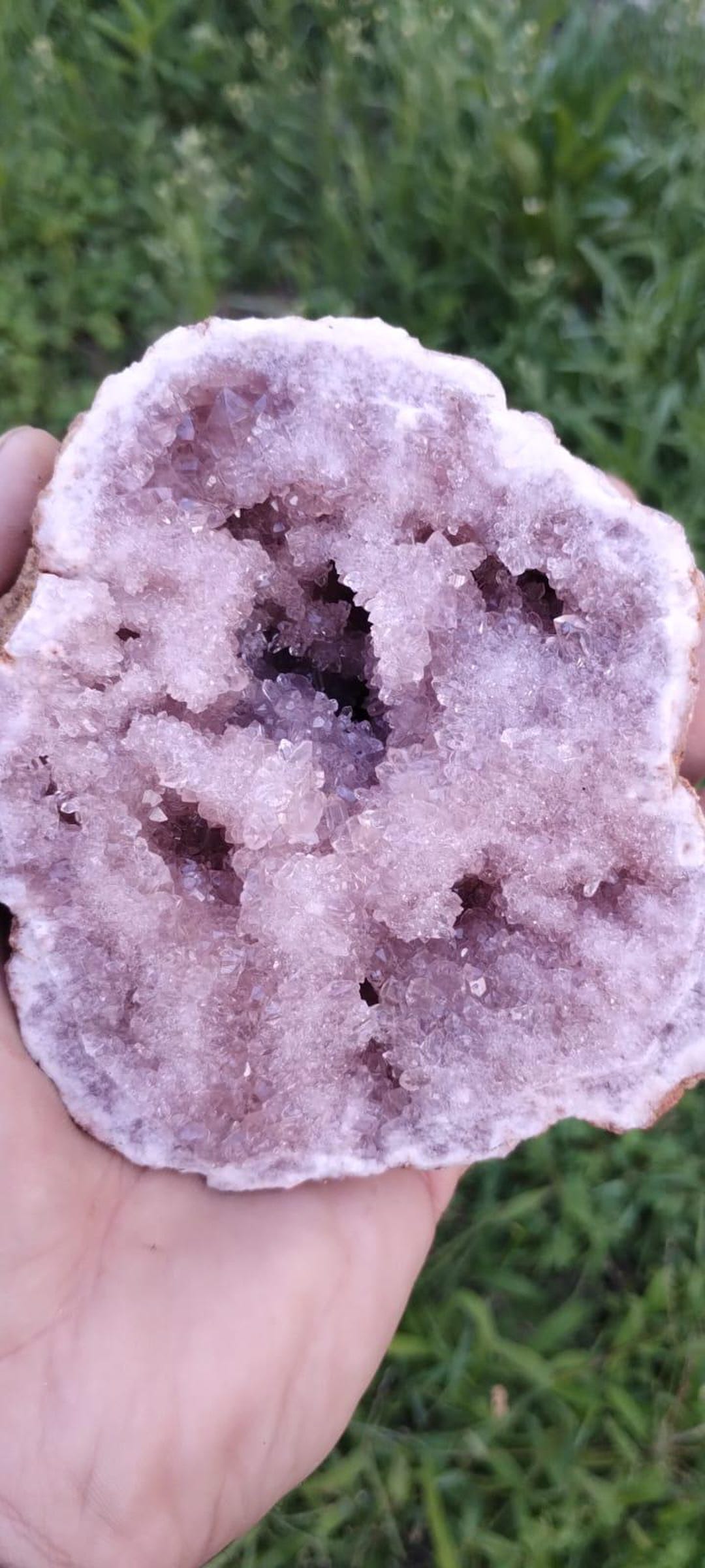 Patagonian Pink Geode: Micro-crystals - Etsy