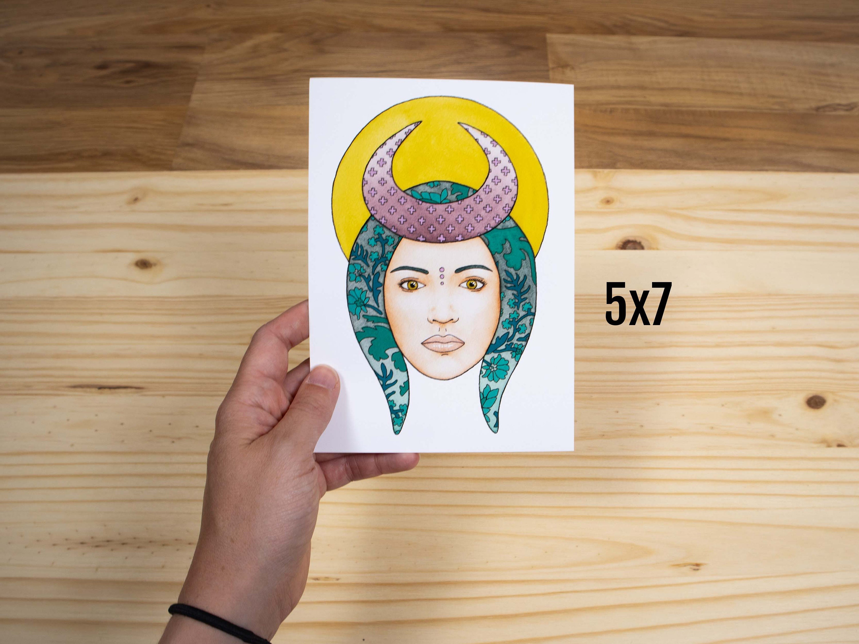 LYDIA, Sci Fi Moon Goddess, Divine Feminine Sun Goddess, Colorful ...