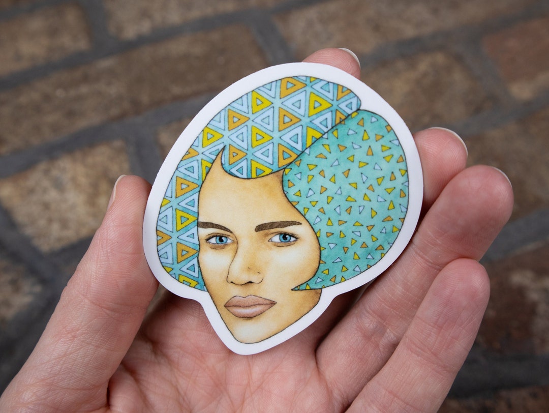 MARLA Sticker, Retro Pop Art Vibe, Soft Girl Aesthetic, 90s Pastel ...