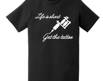 Life is Short Tattoo - Etsy