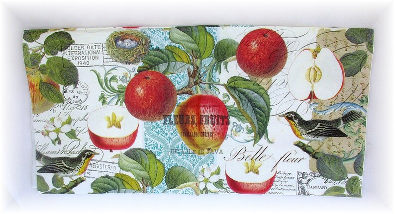 6 Large Beautiful Napkins for Collage Scrapbooking | Etsy