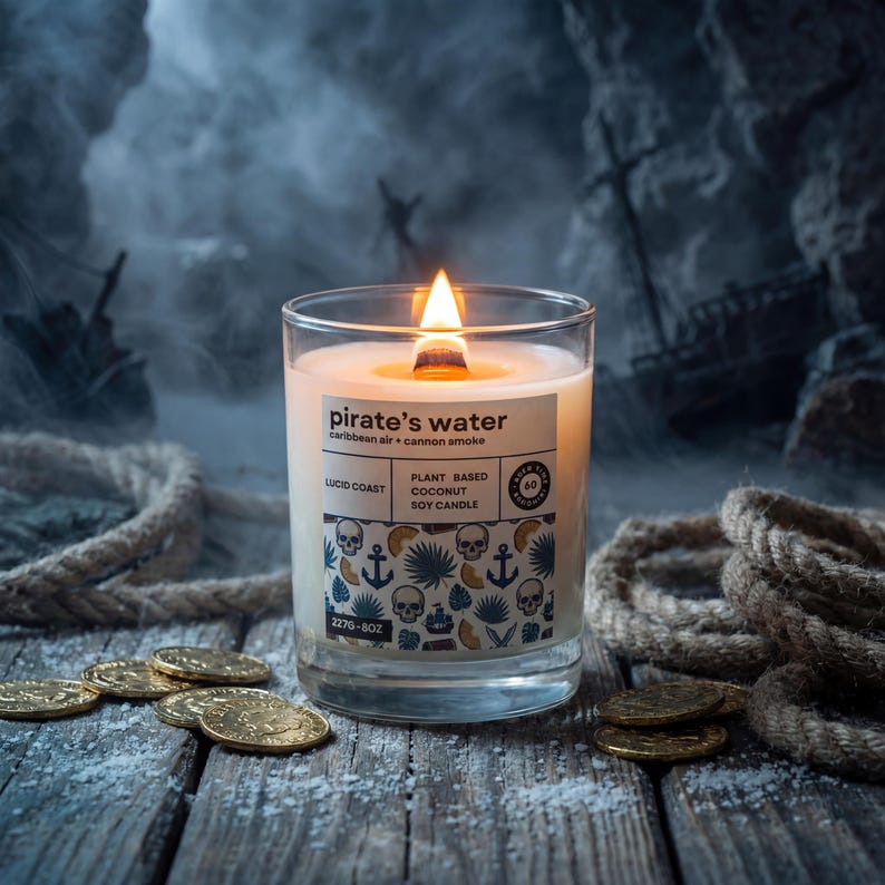 Pirate's Water | Disney Pirates of the Caribbean Bromine Scented Soy ...