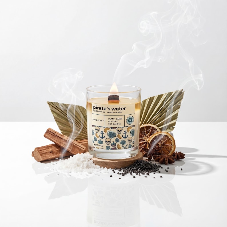 Pirate's Water | Disney Pirates of the Caribbean Bromine Scented Soy ...