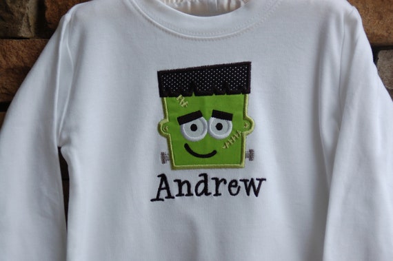 Items similar to Personalized Frankenstein Halloween Shirt with ... Items similar to Personalized Frankenstein Halloween Shirt with ...