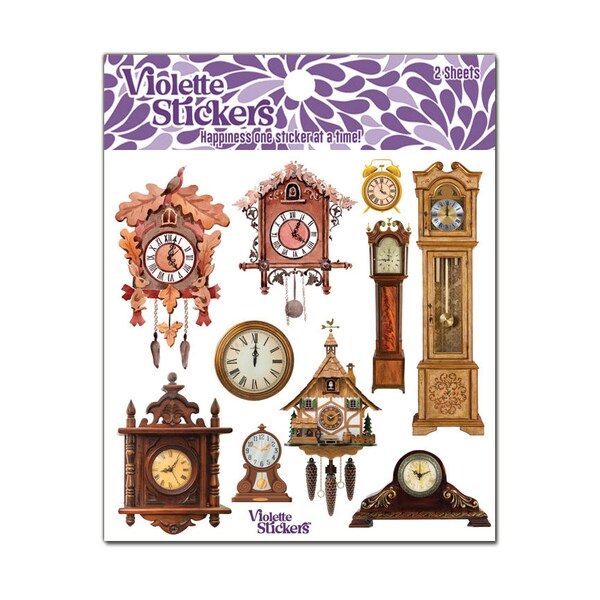Clock Stickers - Etsy