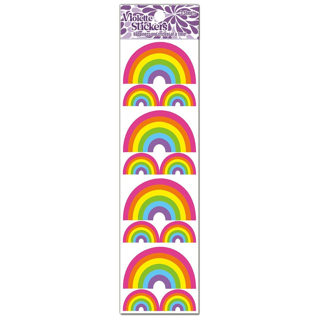 Holographic Rainbows Sticker 2 Sheets - Etsy