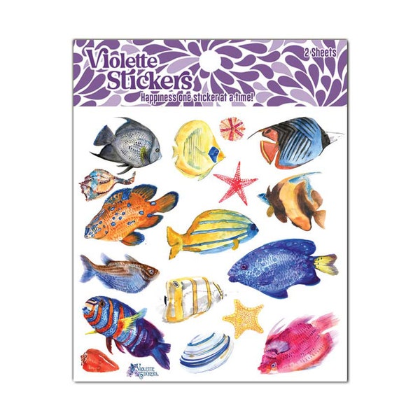 Fish Stickers - Etsy