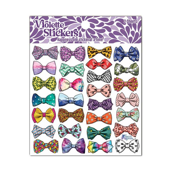 Bow Tie Stickers - Etsy