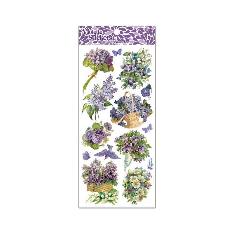 Violet Flower Decal - Etsy