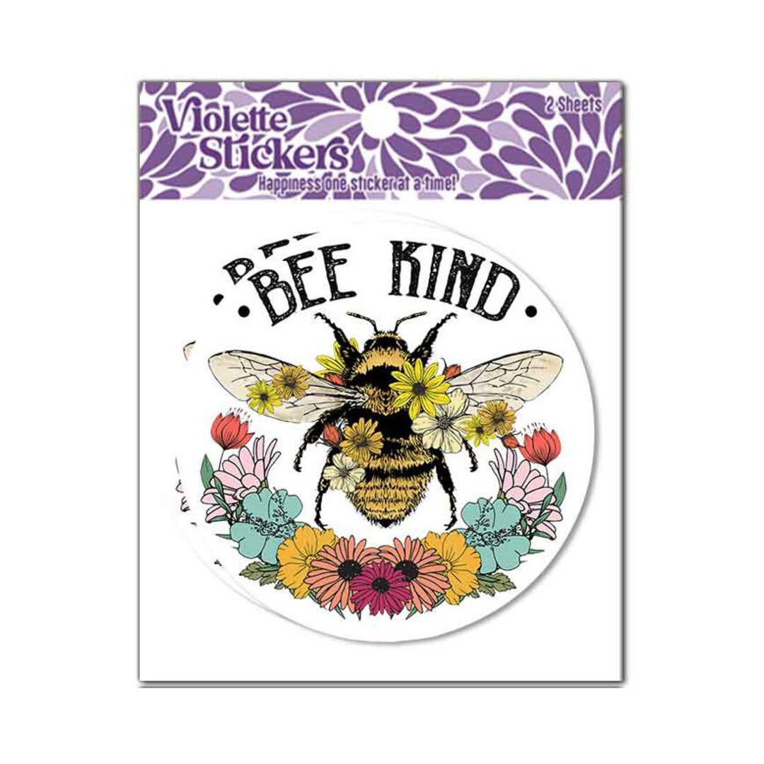 Bee Kind Vinyl Sticker - Etsy