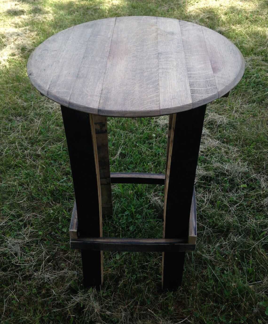 Whiskey Barrel Stave Table Rustic Wedding Gift Anniversary | Etsy