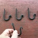 Hand Forged Iron Hooks. Set of 6. Free Shipping - Etsy