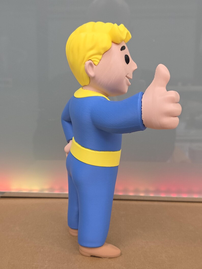 Fallout Vault Boy STL File, Vault Boy Figurine for 3D Printing ...