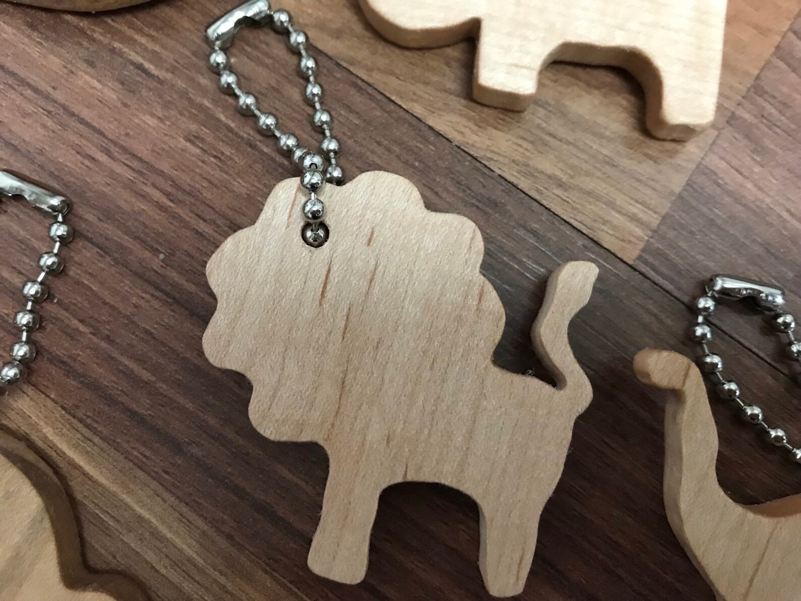 Handmade wood key chains | Etsy