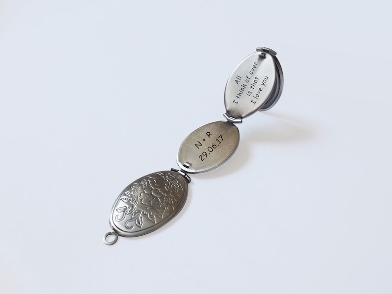 Four Photo Locket Butterfly Locket.4 Photo Locket Necklace. - Etsy