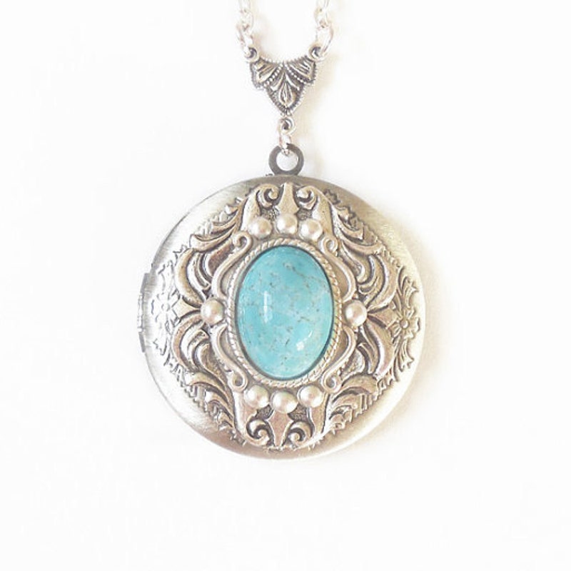 Stone Locket - Etsy