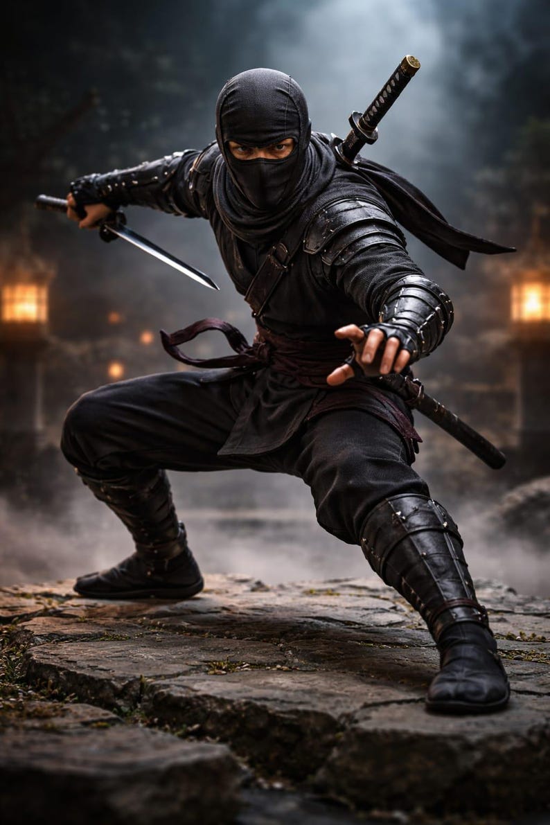 3D Ninja Figure - STL Files - High Detail - Etsy