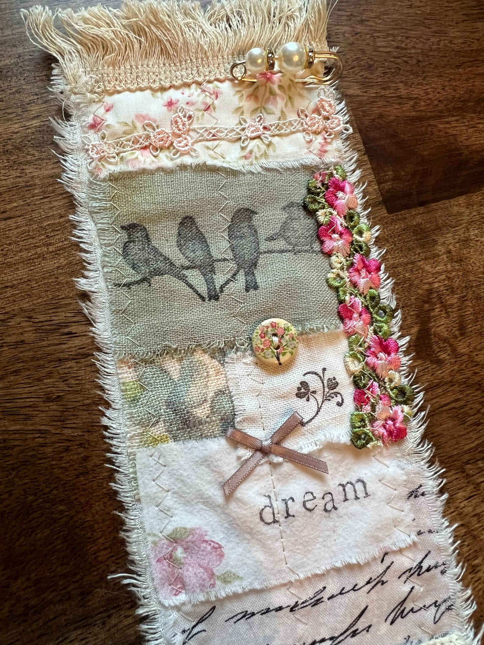 Vintage Fabric Snippet Roll - Etsy