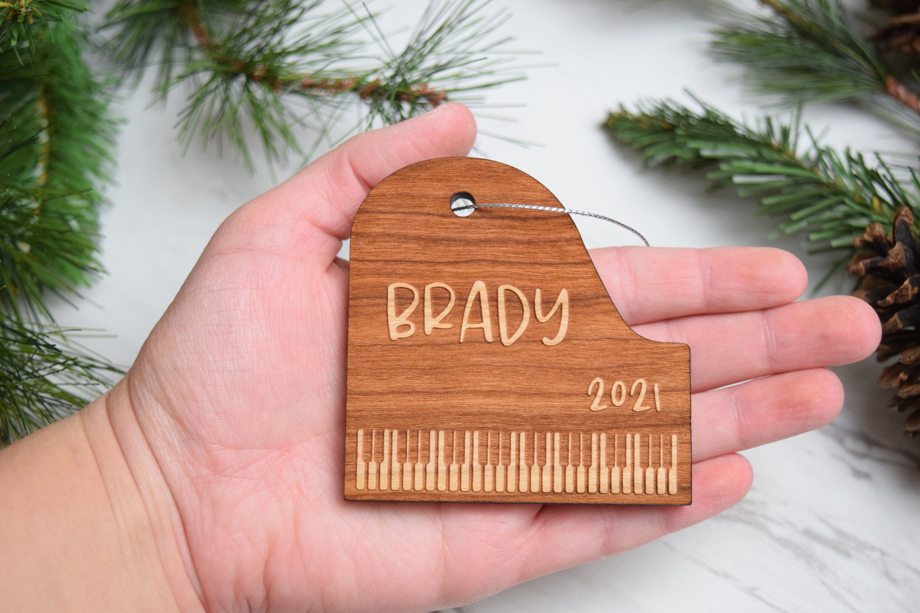 Personalized Piano Ornament Piano Teacher Ornament Gifts | Etsy