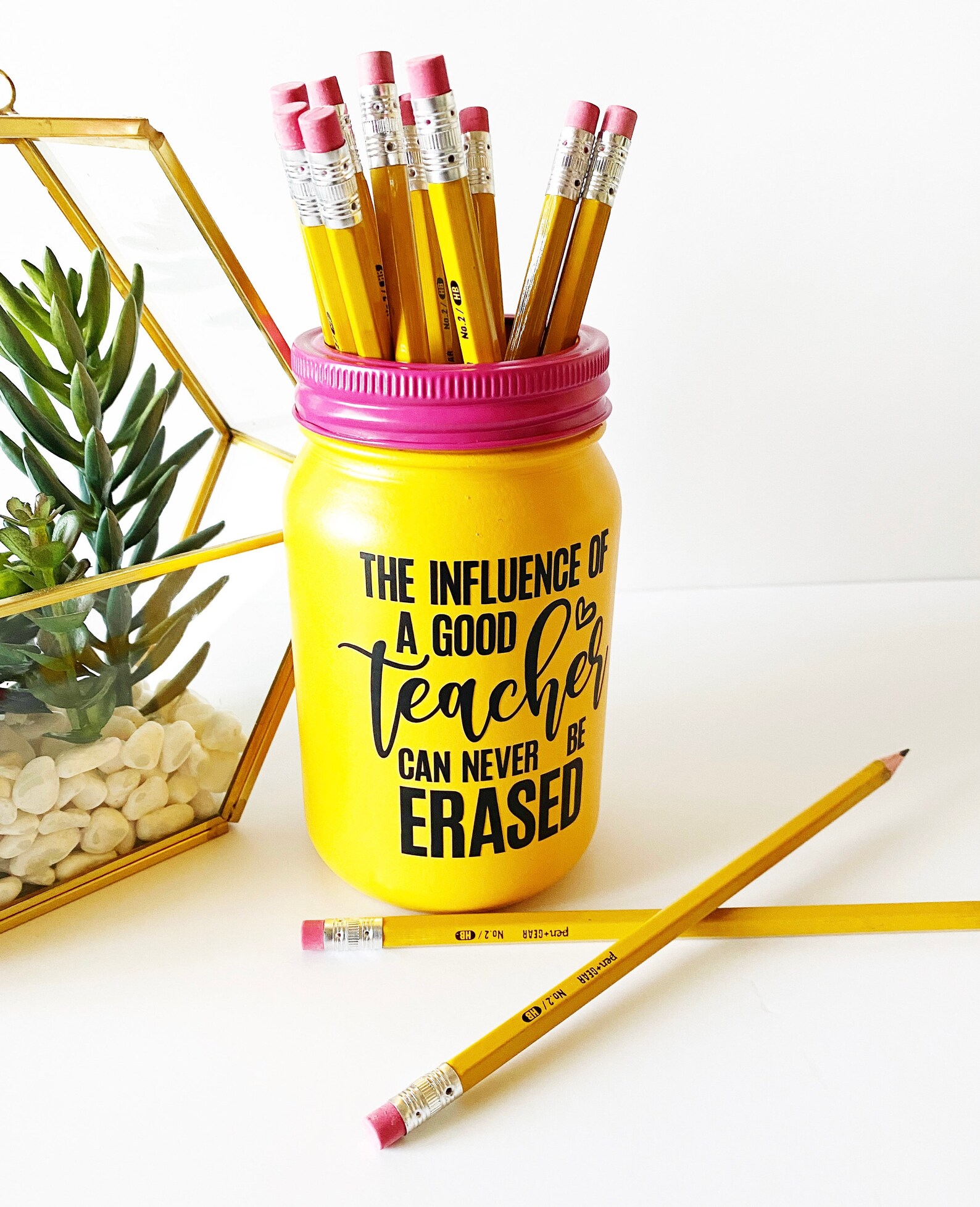 Teacher Pencil Holder Teacher Gift Christmas Gift 100th Day - Etsy