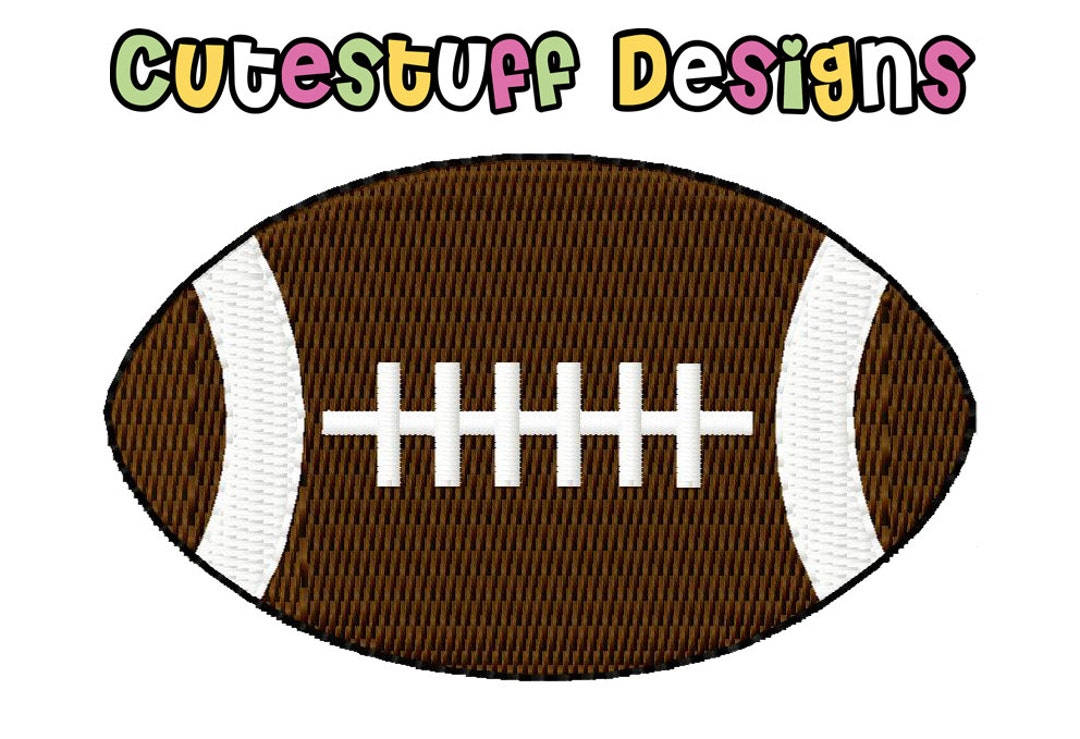 Football Machine Embroidery Designs by Cutestuff Designs in a Variety ...