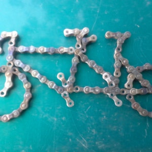 Tandem Bicycle Made From Recycled Chain - Etsy