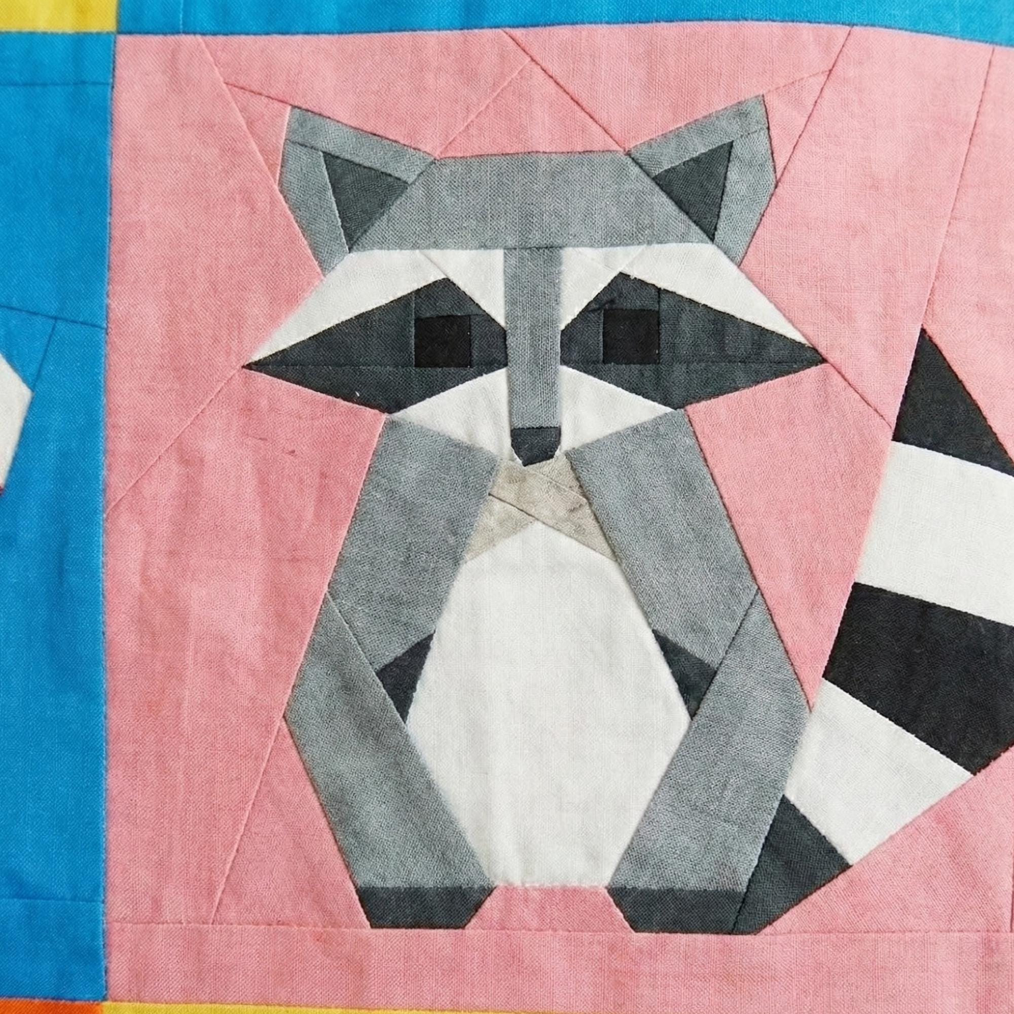 Woodland Animals Quilt Pattern Bundle Modern FPP Foundation Paper ...