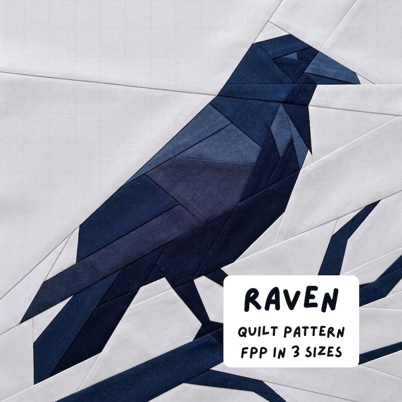 Raven Sewing Template - Etsy UK