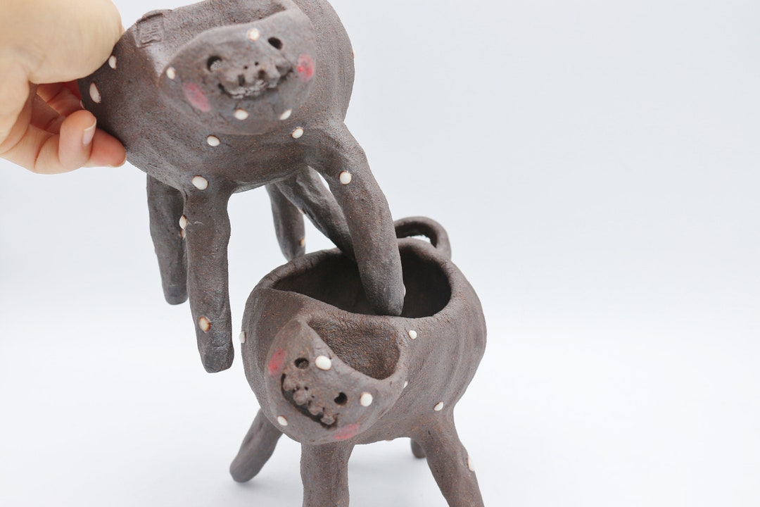 Ghost Planter,head Planter, Kodama Planter Pot, Cactus Planter With ...