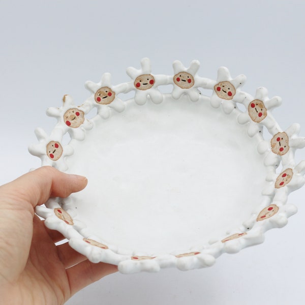 Cute Ceramic Dinner Plate - Etsy