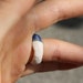 Handmade Ceramic Ring: Light Sky Blue Porcelain Band, Size 4.5 - Etsy
