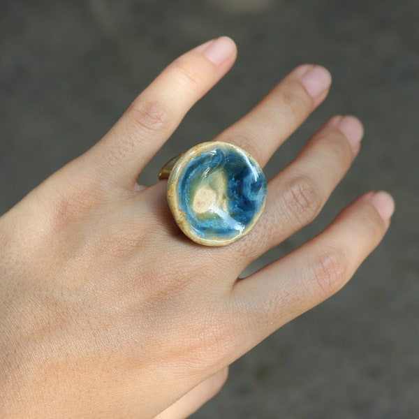 Ceramic Ring - Etsy