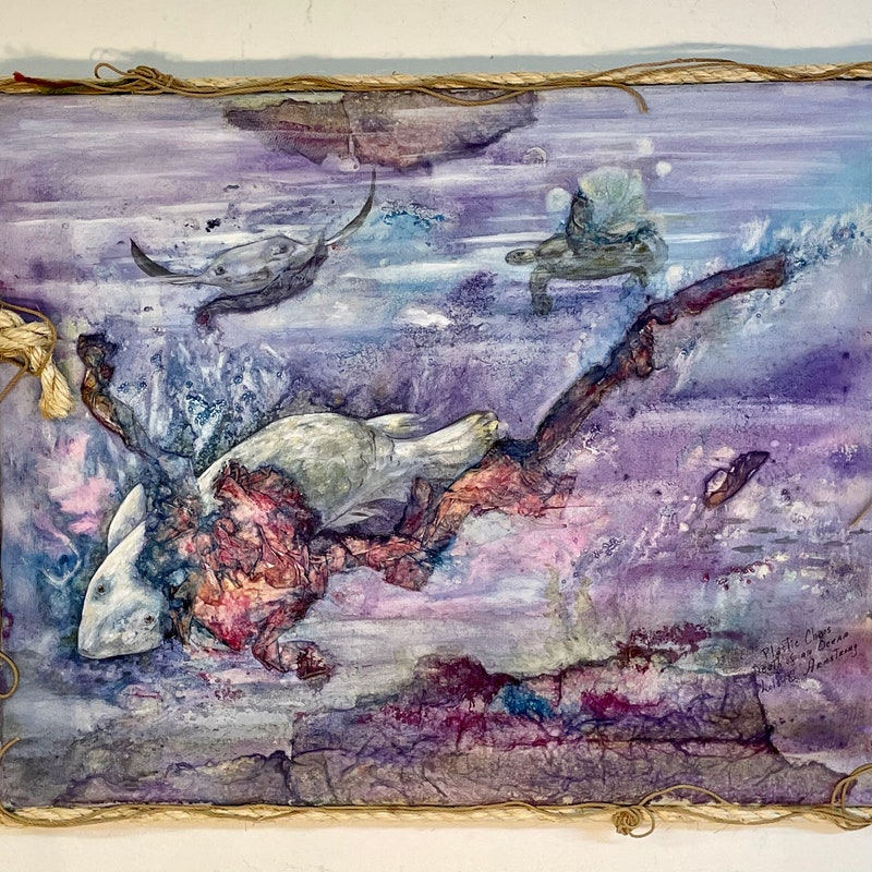 Marine Debris Art - Etsy