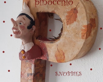 Vintage Pinocchio Hand Puppet Heads CHOOSE YOUR HEAD Pinocchio Doll ...