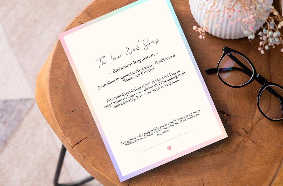 Emotional Regulation Journal | Manage Emotions | Anxiety & Stress ...