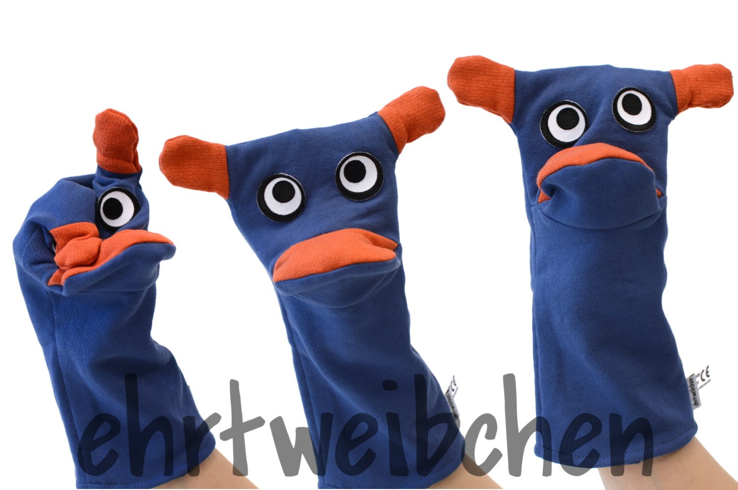GRUMBLER Monster Emotion Hand Puppet Made of Organic Cotton - Etsy
