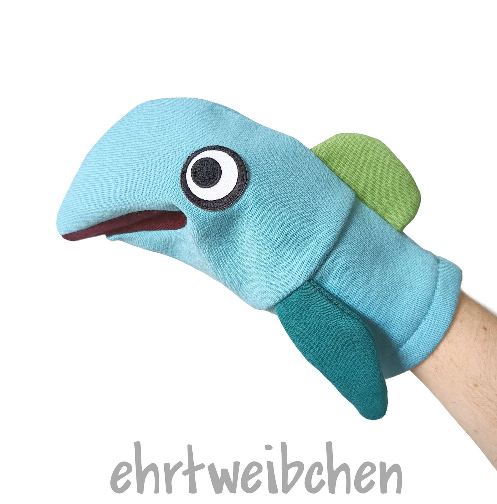 FISH Mimic Hand Puppet Made of Organic Cotton - Etsy
